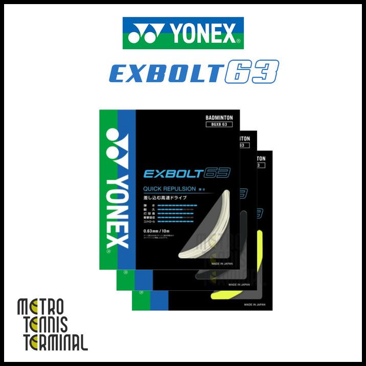 Jual Yonex Exbolt 63 String ( Senar Raket Badminton ) | Shopee Indonesia