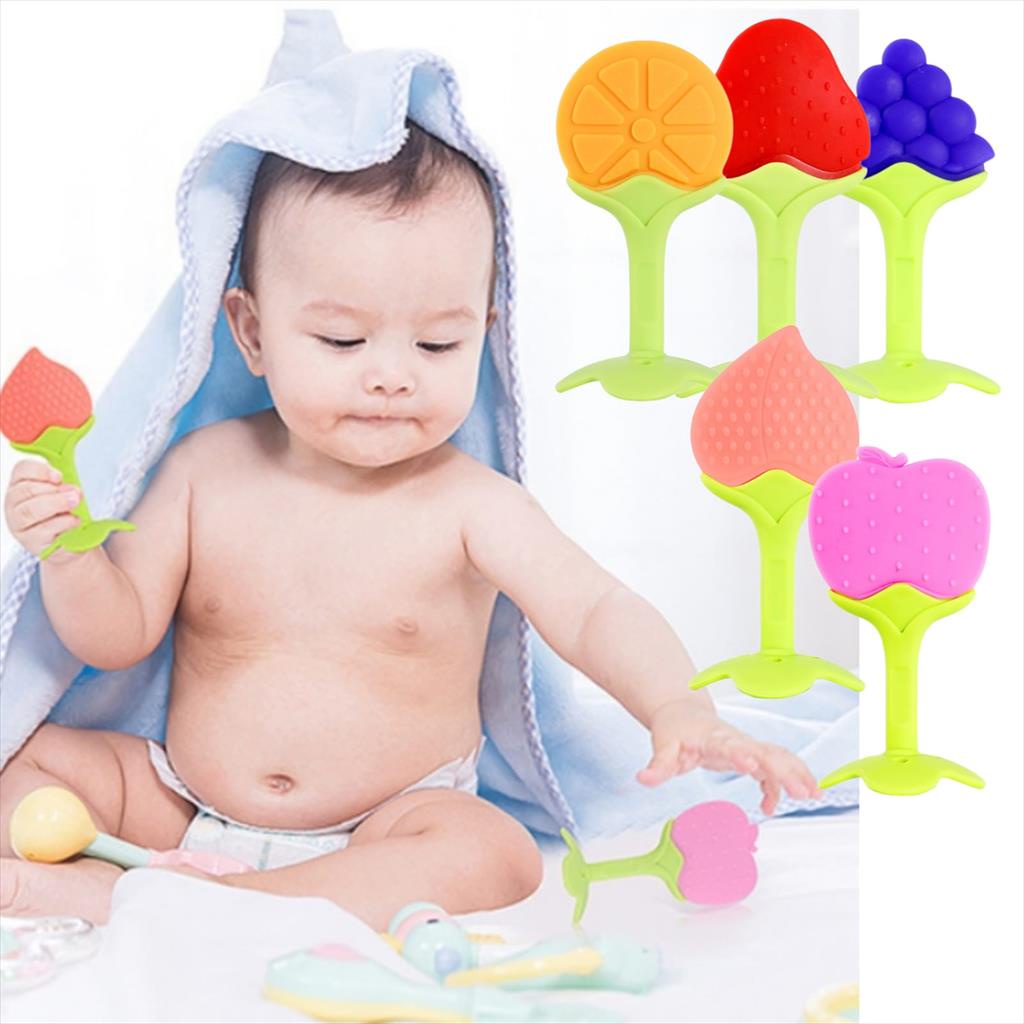 Jual JM0050 Teether Silicone Fruit Baby Mainan Gigit Gigitan Bayi ...