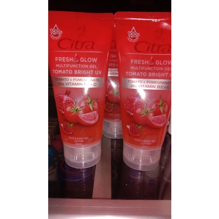 Jual Citra Fresh Glow Multifunction Gel TOMATO BRIGHT UV 180ml CITRA ...