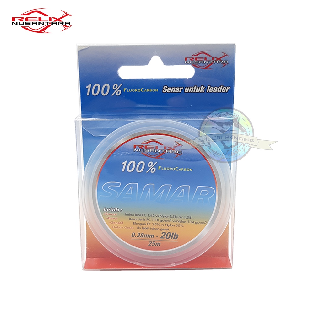 Jual Senar Leader Relix Nusantara Samar Flurocarbon Semua Ukuran | Shopee Indonesia