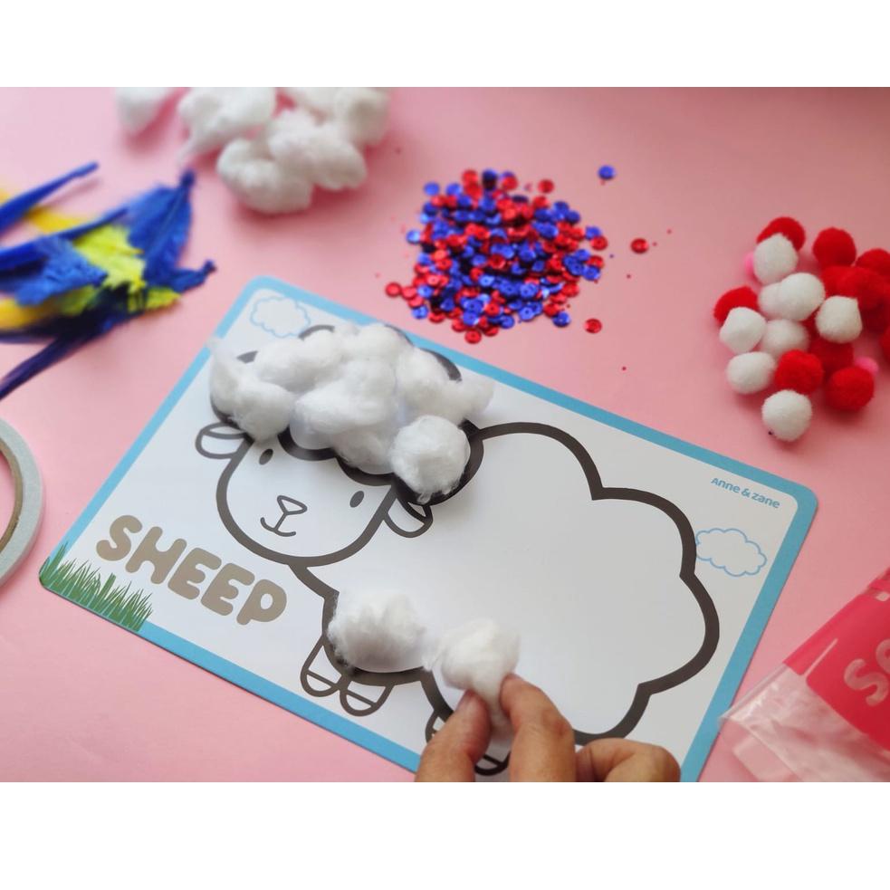 Jual MNS.18Oc22ˢ Activity Worksheet - Aktivitas menempel tekstur pada ...