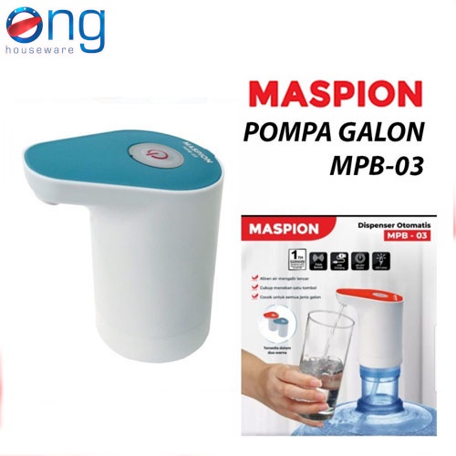 Jual Pompa Galon Elektrik Automatic Water Dispenser Maspion MPB 03 ...