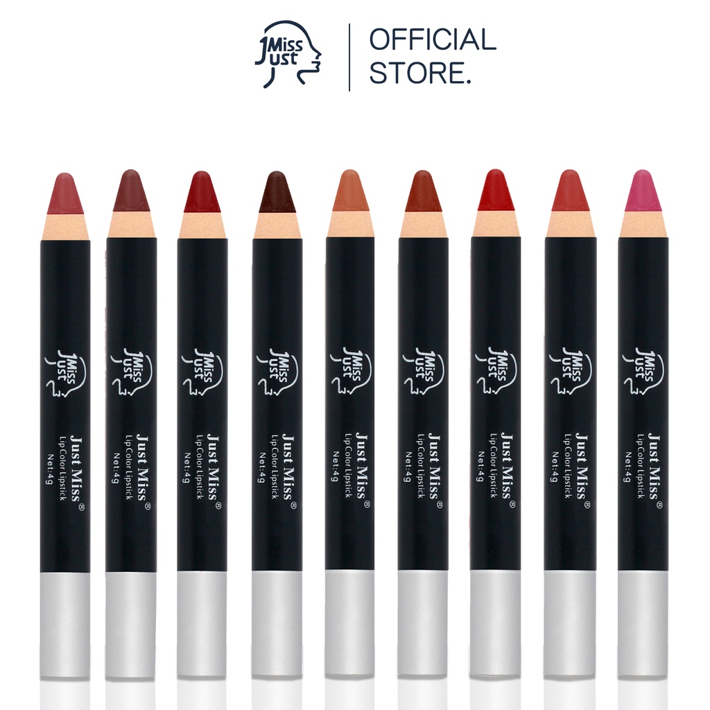 Jual Just Miss Lipstik Matte Halal BPOM 4G Lipstik Pigmented Perona ...