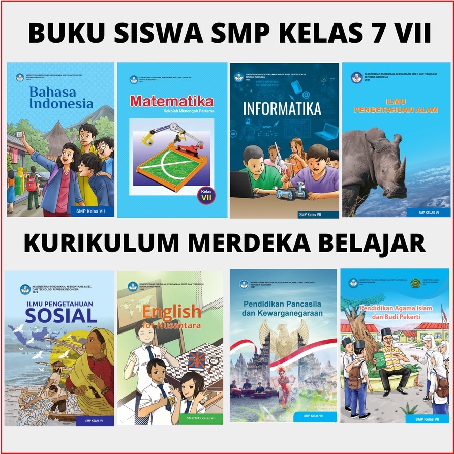 Jual Buku Paket Pelajaran Siswa SMP Kelas 7 VII Kurikulum Merdeka ...