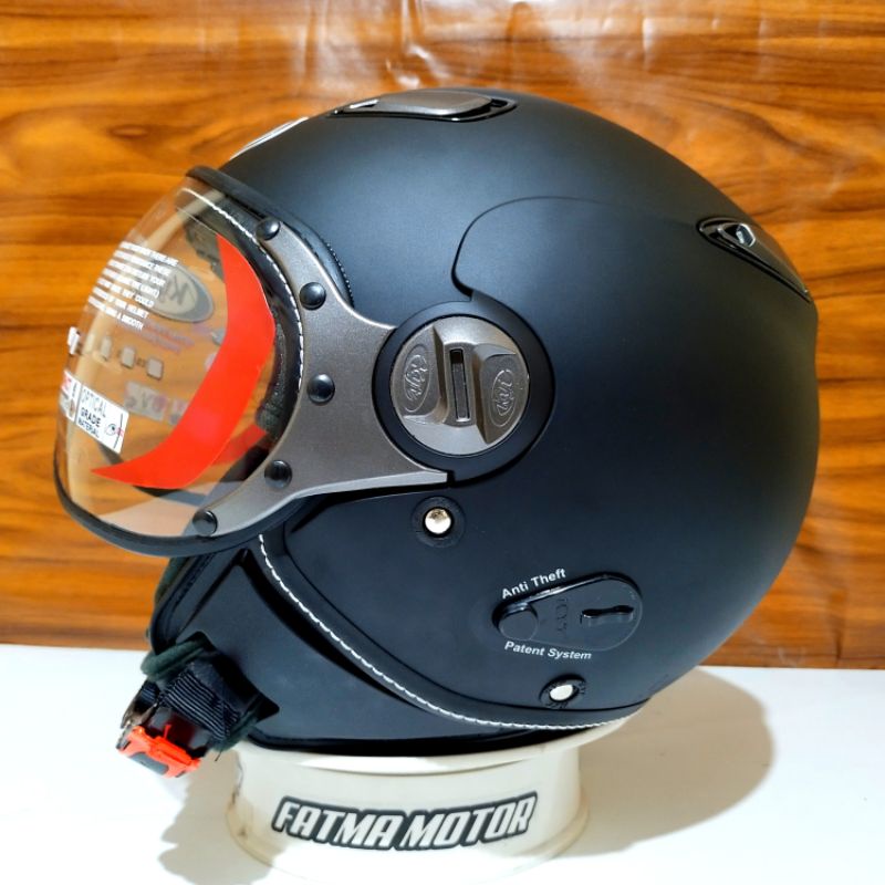 Jual Helm Half face KYT elsico Style SNI DOT original | Shopee Indonesia