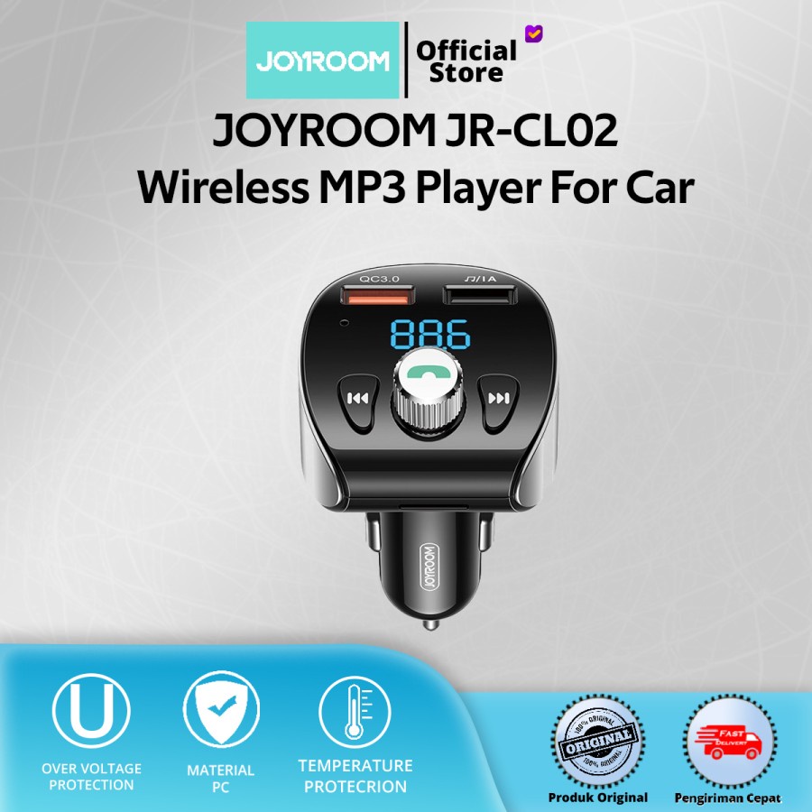Jual JOYROOM JR-CL02 Shadow Series Wireless MP3 Player For Car | Shopee ...