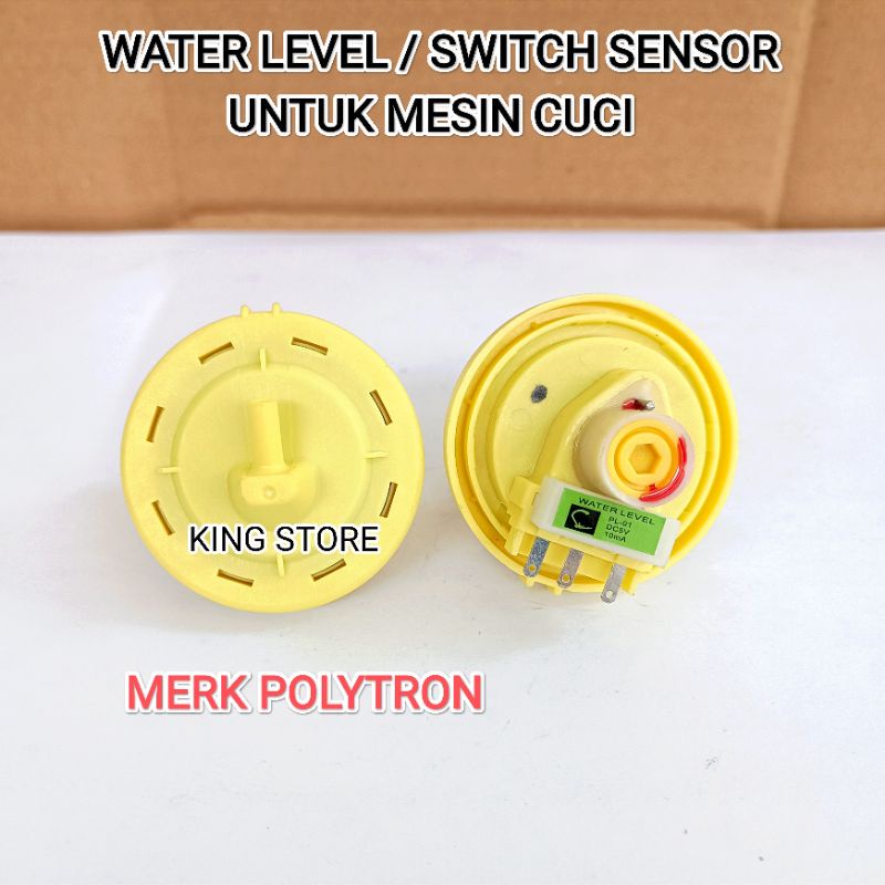 Jual WATER LEVEL / SWITCH SENSOR AIR MESIN CUCI 1 TABUNG POLYTRON ...