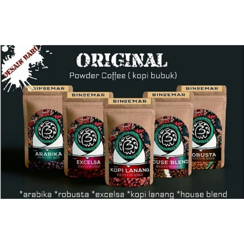 Jual kopi bubuk asli banyuwangi kemasan besar arabika/robusta ...