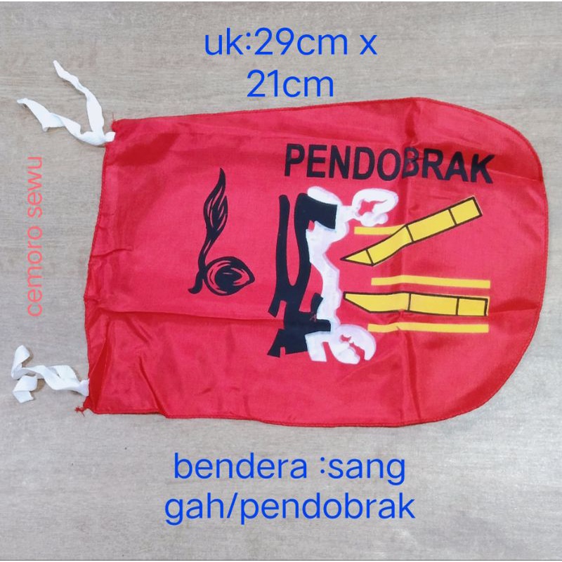 Jual bendera sangga pendobrak,perintis,pencoba,penegas,pelaksana ...