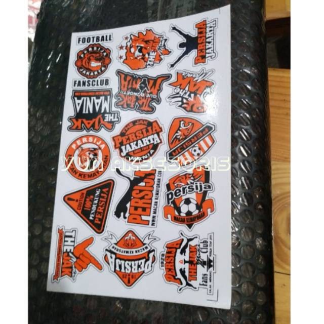 Jual Bergaransi Stiker Persija Gambar Sesuai Foto Gilaa!!! | Shopee ...