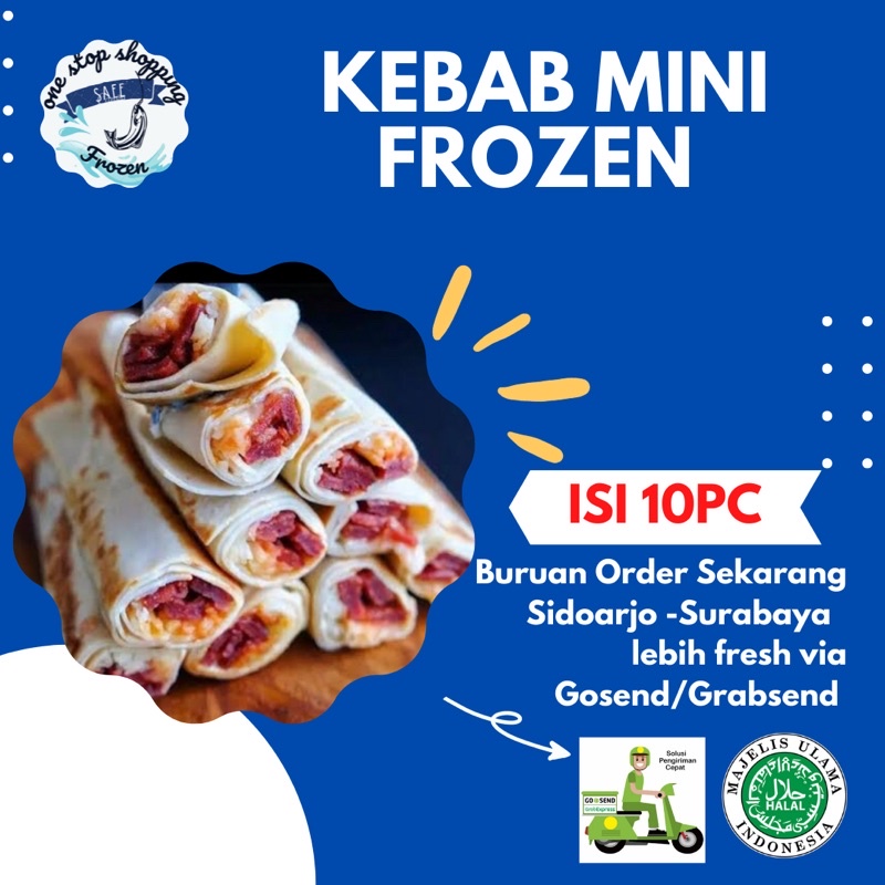 Jual Kebab Pahlawan Kebab Mini Isi 10Pc | Shopee Indonesia