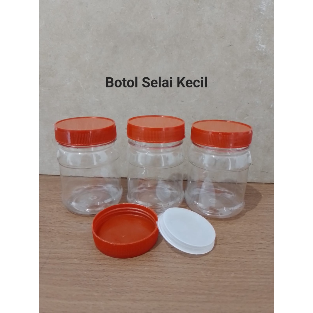 Jual Toples/Botol/Jar Plastik Selai/Bumbu/Sambal Kecil 150 ml Isi 10 ...