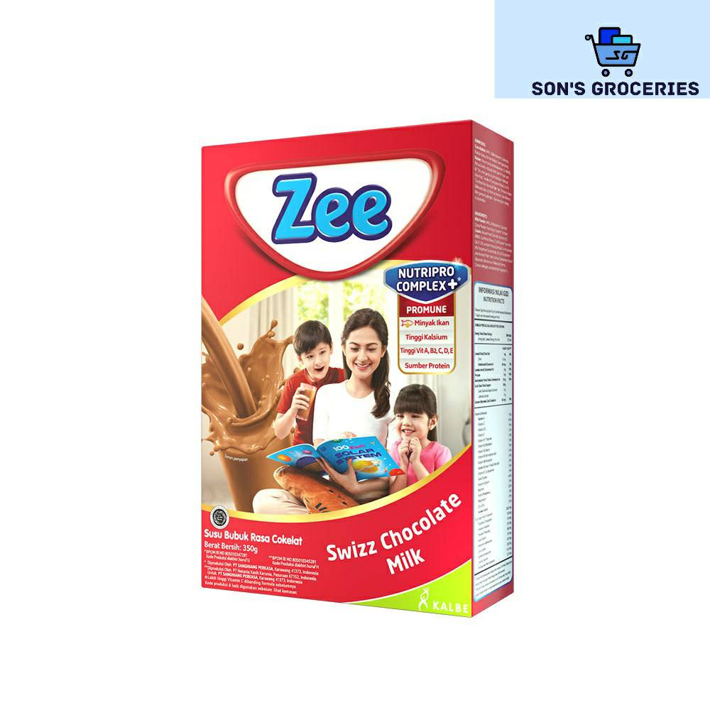 Jual ZEE REGULER COKLAT - SWIZZ CHOCOLATE MILK 340 GR | Shopee Indonesia