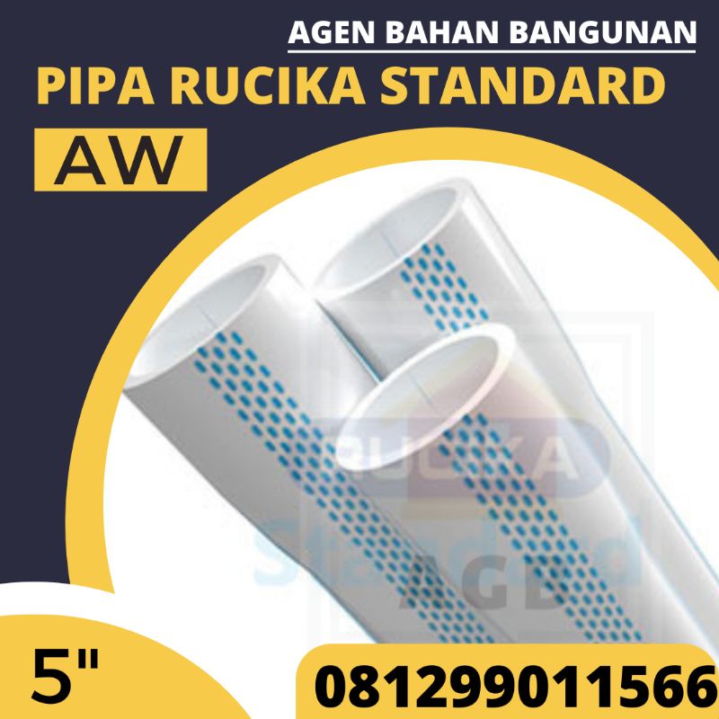 Jual Pipa PVC 5" Inch Rucika Standard / Pipa Rucika Wavin / Pipa Wavin ...