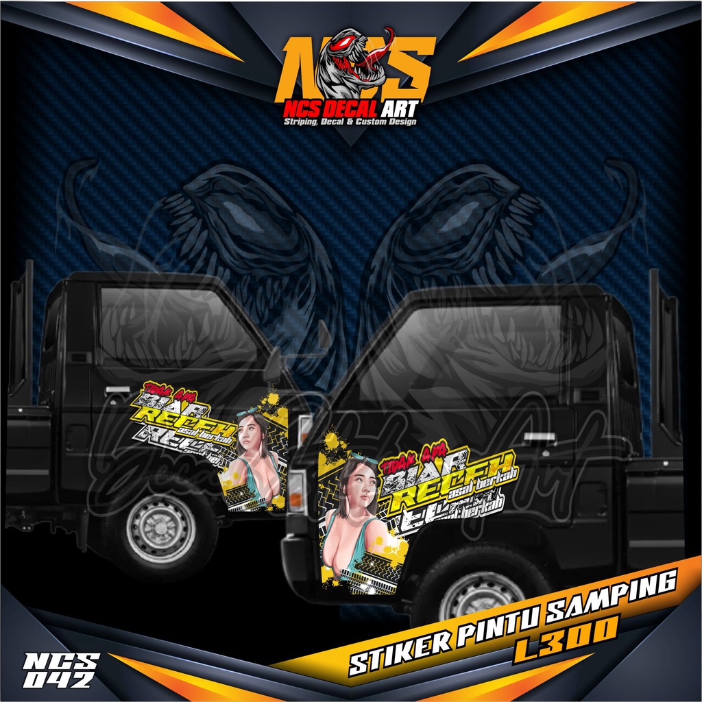 Jual Stiker Decal Pintu Kanan Kiri All Pick UpTAK APA BIAR RECEH ASAL ...