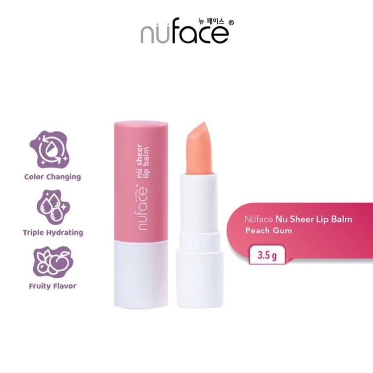Jual NUFACE NU SHEER LIP BALM | Shopee Indonesia