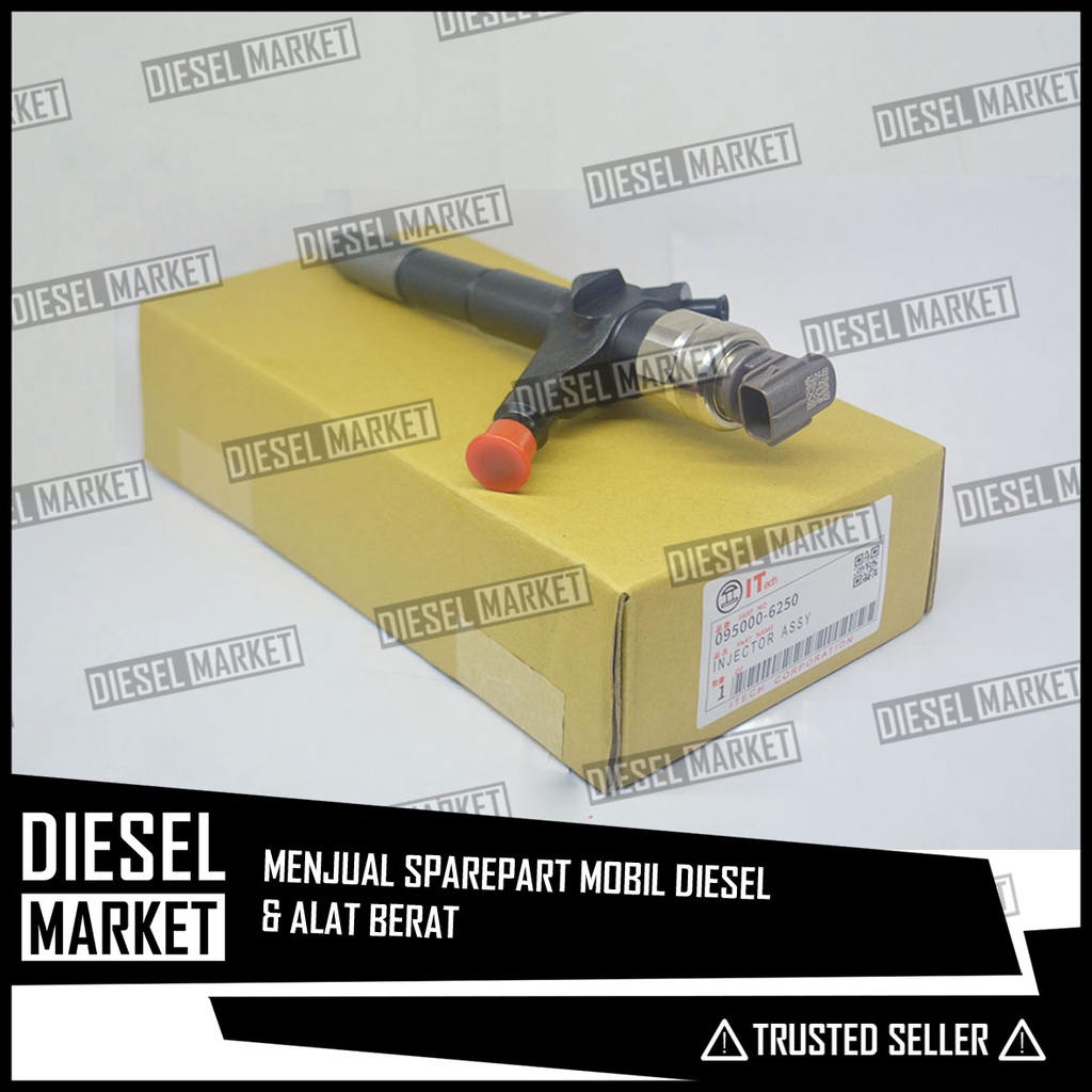Jual Injector Nissan Navara 2.5 D40 YD25 095000-6250 - Commonrail Injector Navara 2.5 6250 16600 ...