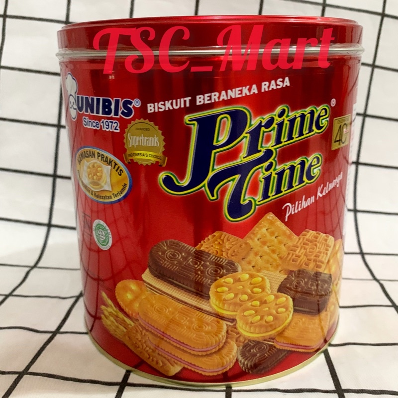 Jual Unibis Assorted Prime Time Kaleng Bulat 350gr / Unibis / Assorted ...