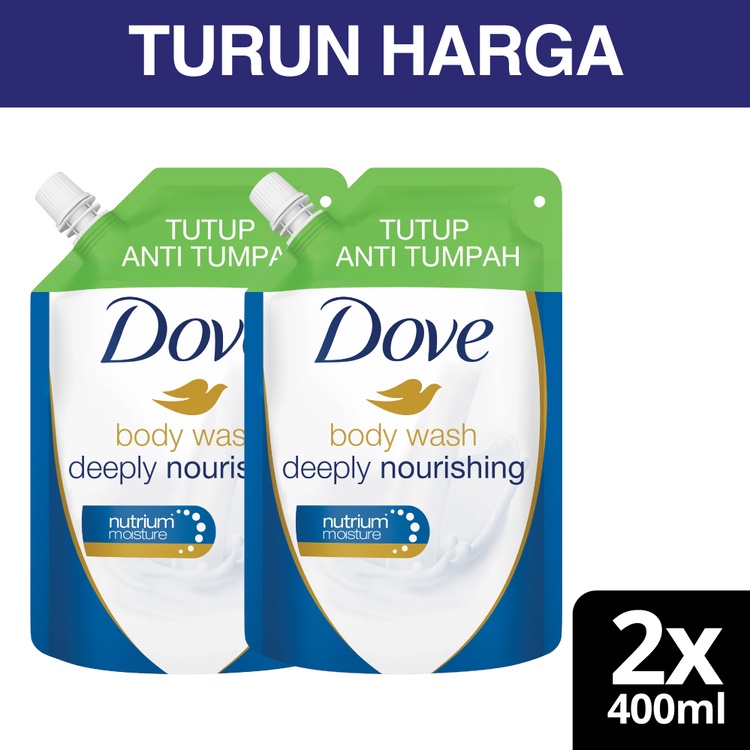 Jual Dove SABUN MANDI CAIR REFILL BODY WASH DEEPLY NOURISHING KULIT ...