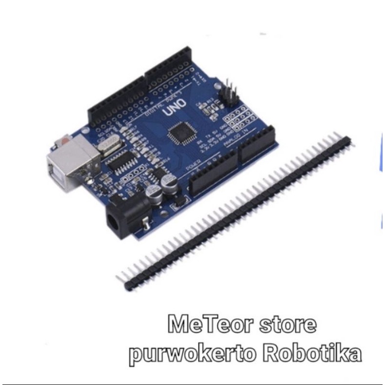 Jual Arduino Uno R3 smd atmega 328 dan pin header | Shopee Indonesia