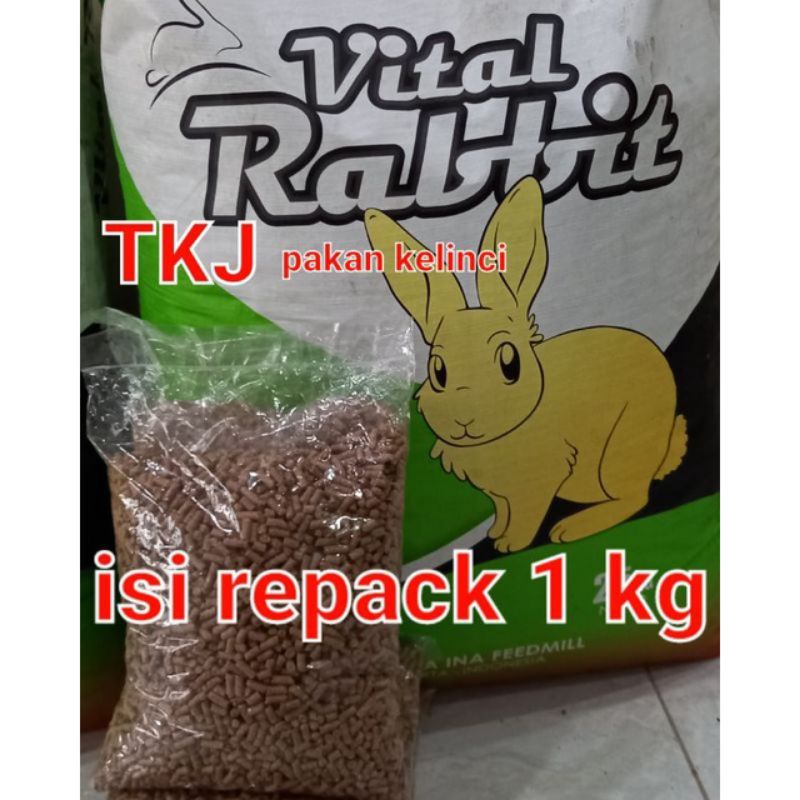 Jual pakan kelinci vital rabbit 1 kg, pakan kelinci Citrafeed 1kg ...