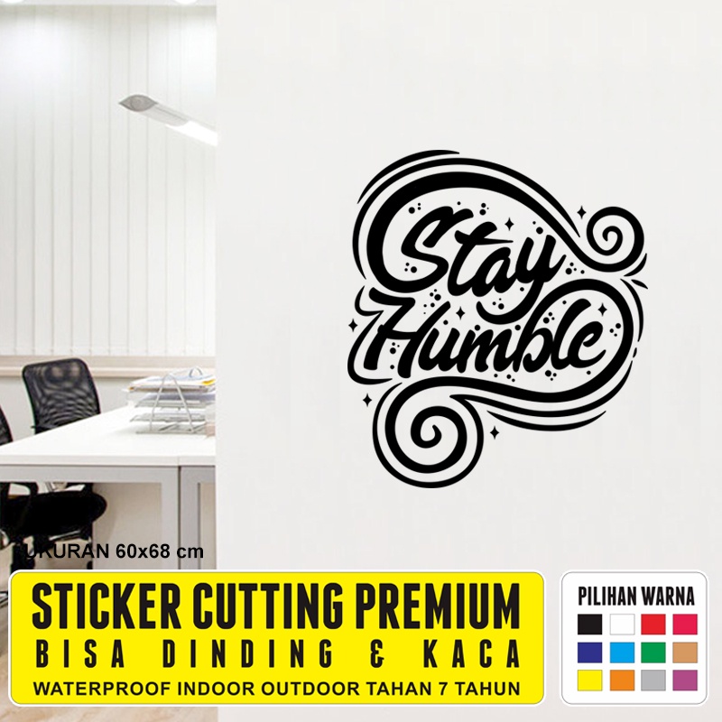 Jual Stiker Katakata Motivasi Kerja Dinding Kaca Kantor Quotes Cutting ...