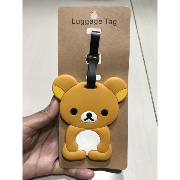 Jual RILAKKUMA SAN - X LUGGAGE TAG / MINISO BAGGAGE TAG BLUE ( TAG ...