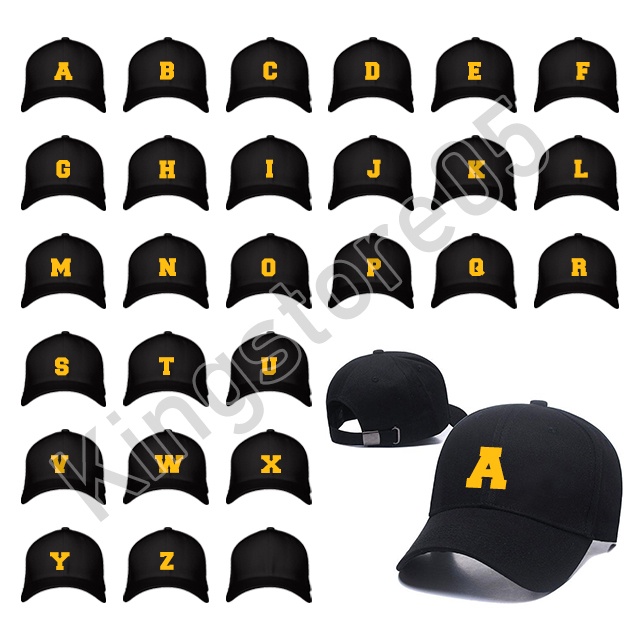 Jual Topi Baseball Anak Sablon Abjad Huruf Teks Alphabet A B C D E F G ...