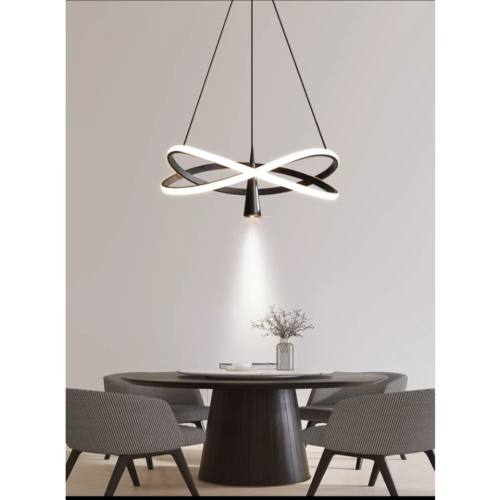 Jual Lampu Minimalis Lampu Gantung Baru Modern Kreatif Seni Garis Ruang Tamu Lampu Nordic Meja ...