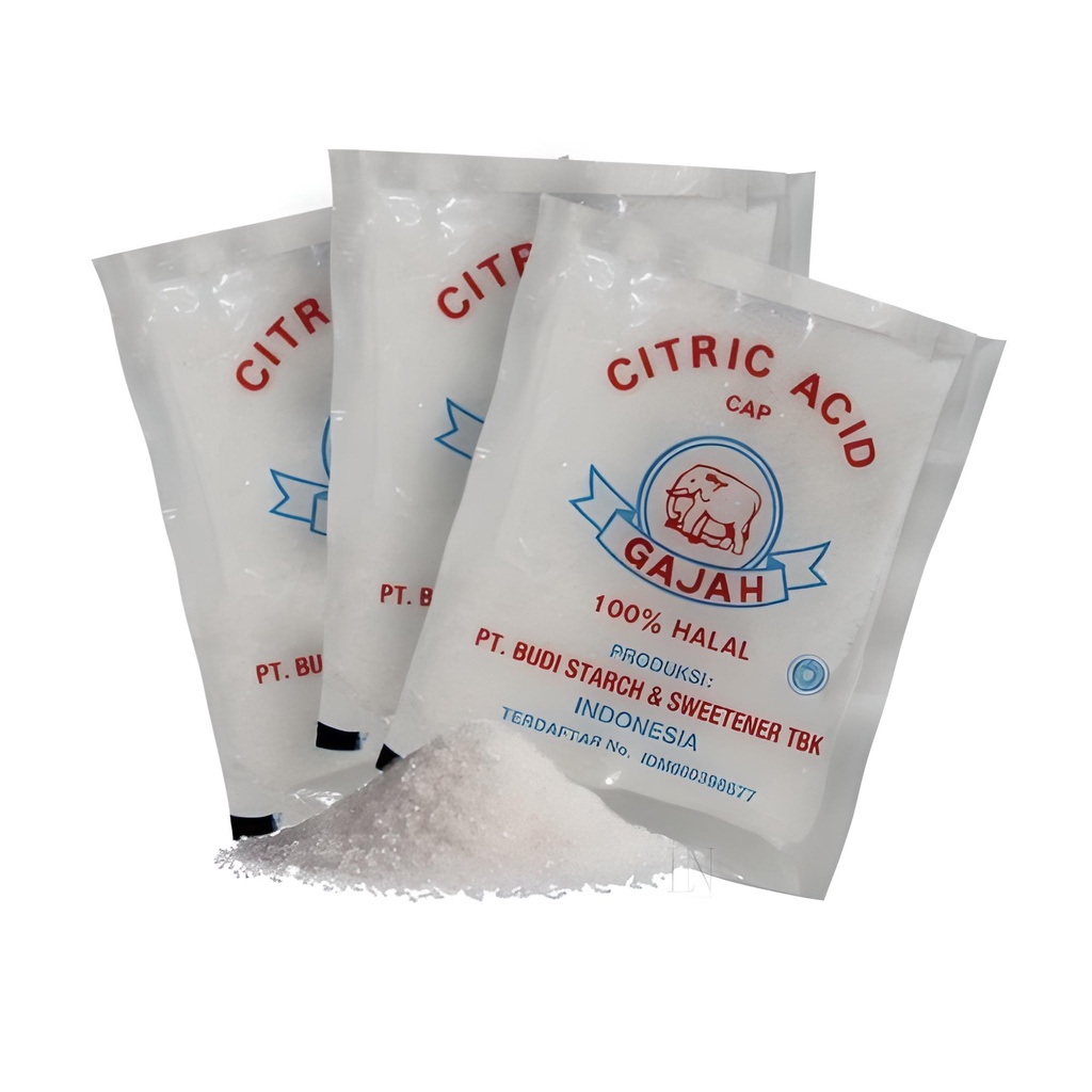 Jual Citrun / Citric Acid cap GAJAH 50gr / Asam Sitrat - Citrun Acid ...