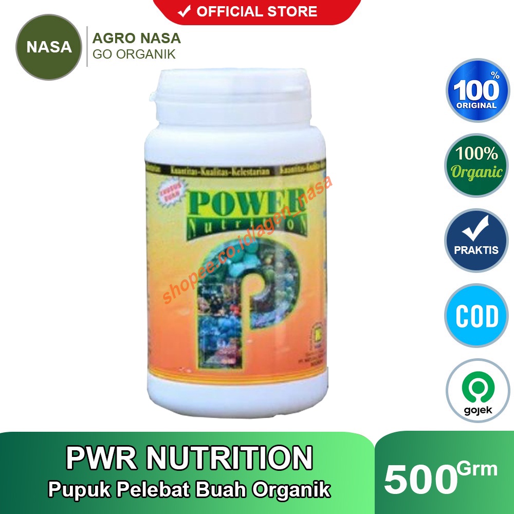 Jual Power Nutrition Nasa 500gr / Pupuk Pelebat Buah Dan Anti Rontol ...