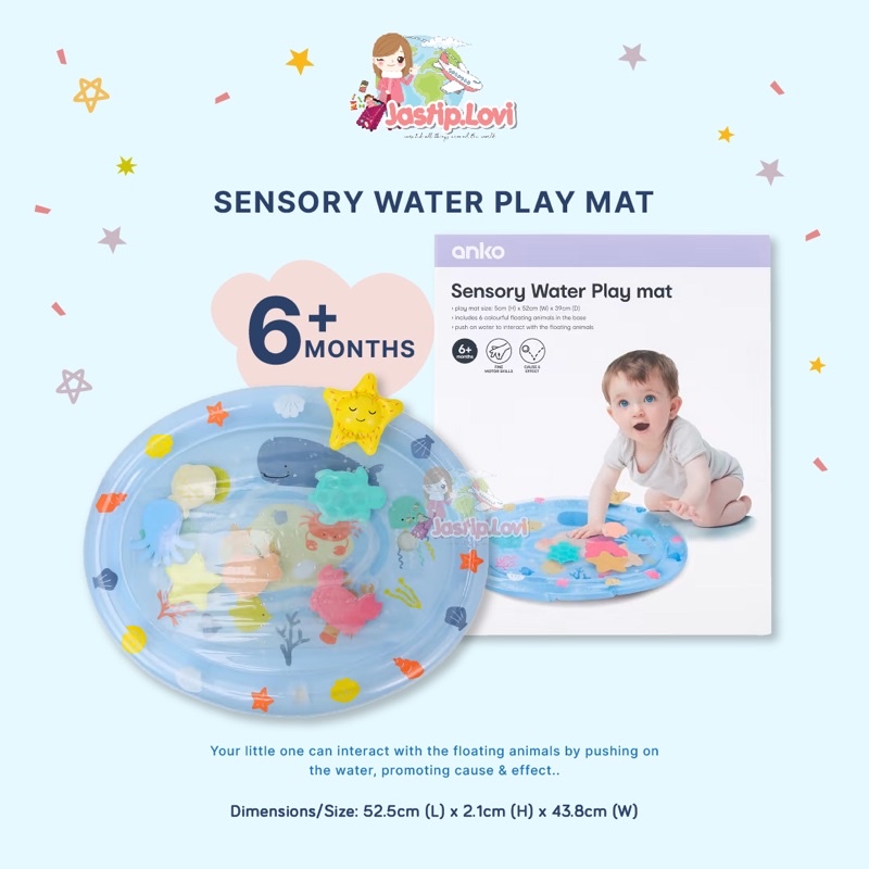 Jual anko sensory water playmat for baby and kids | Shopee Indonesia