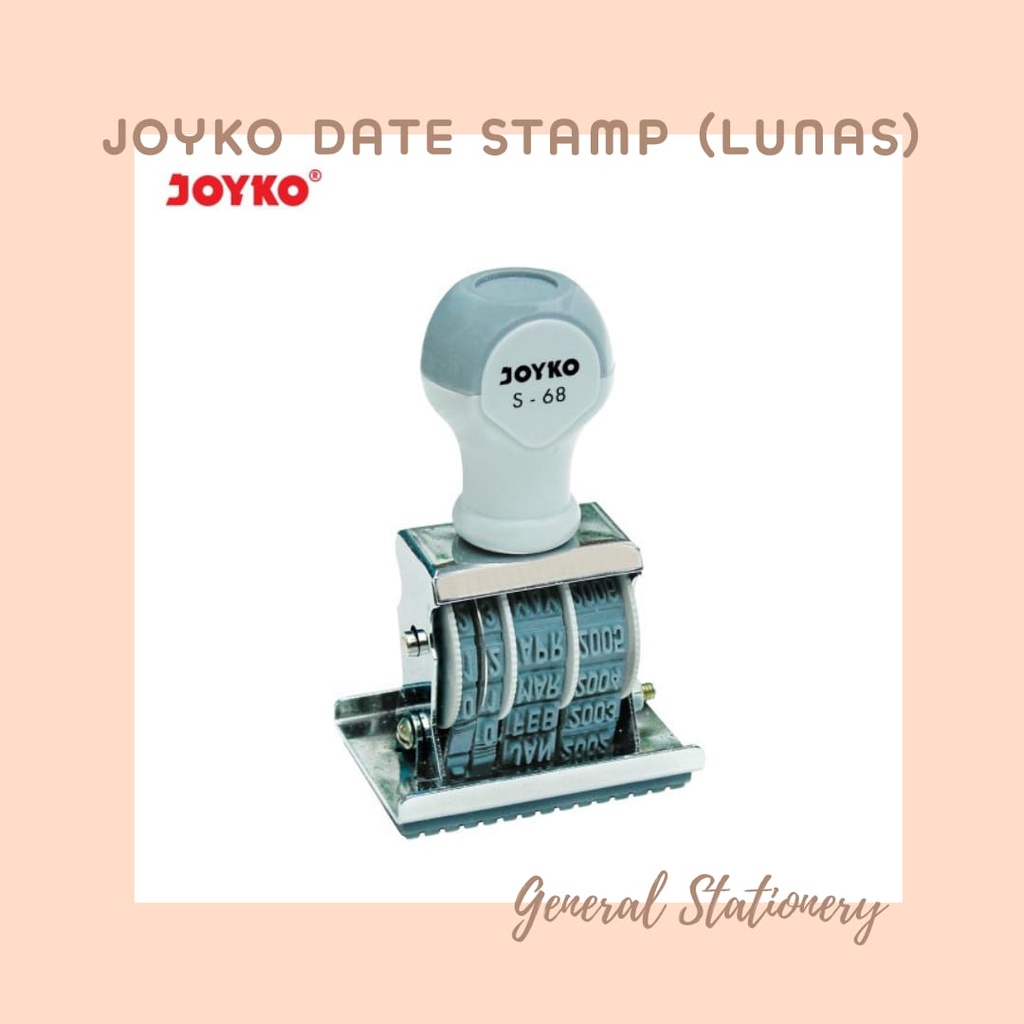 Jual Joyko Date Stamp Lunas (S-68) / Joyko Stempel Tanggal Lunas (S-68 ...