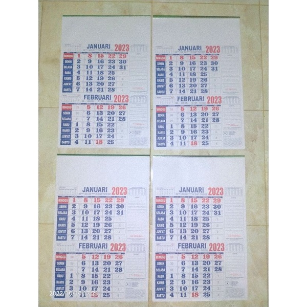 Jual kalender polos dwibulanan 2023 | Shopee Indonesia