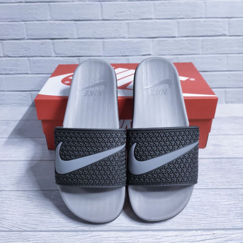 Jual Sandal Slip On Pria Nike Import Slide Hitam 100% Grade Original ...