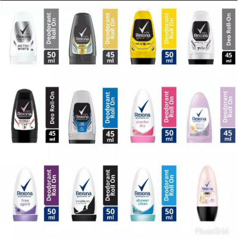 Jual Rexona Deodorant Roll-On 45ML All Varian | Shopee Indonesia
