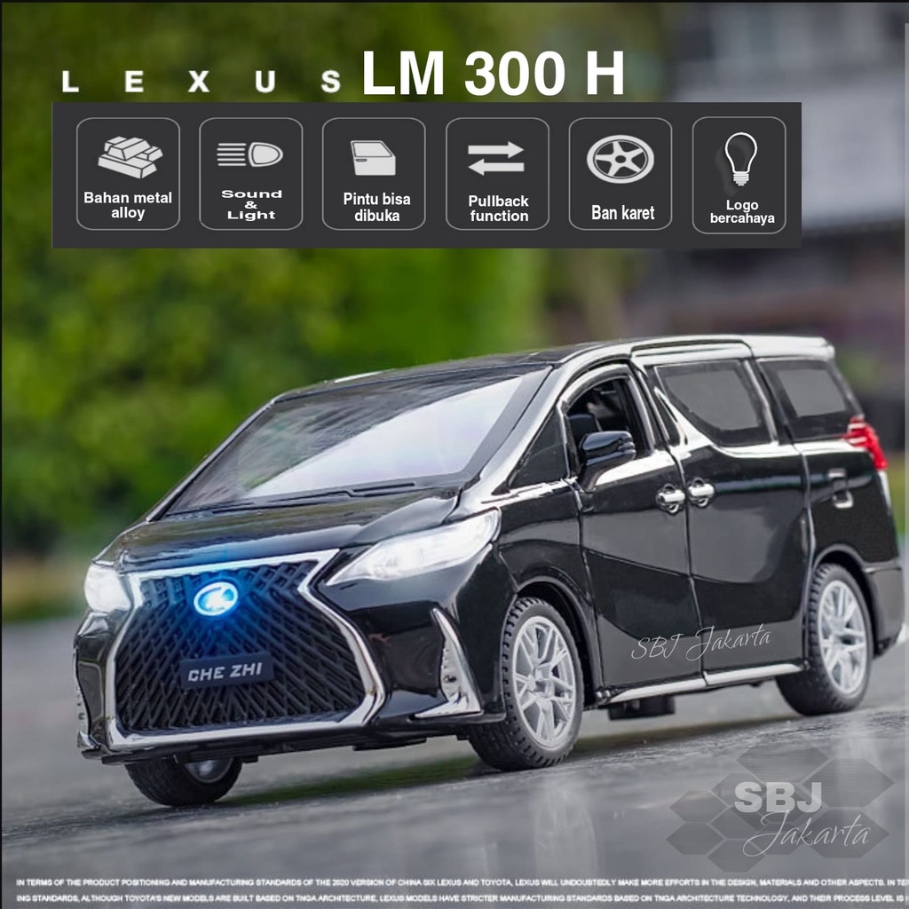 Jual Diecast mobil LEXUS LM300H alphard toyota meta alloy series skala ...