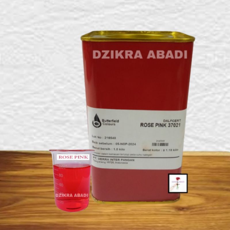 Jual Pewarna Makanan Bubuk Rose Pink Merah Muda 1 kg | Shopee Indonesia