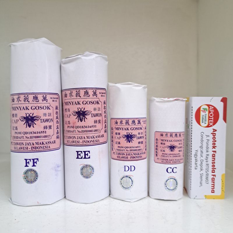 Jual Minyak tawon CC DD EE FF minyak gosok minyak tawon 20ml 30ml 60ml ...