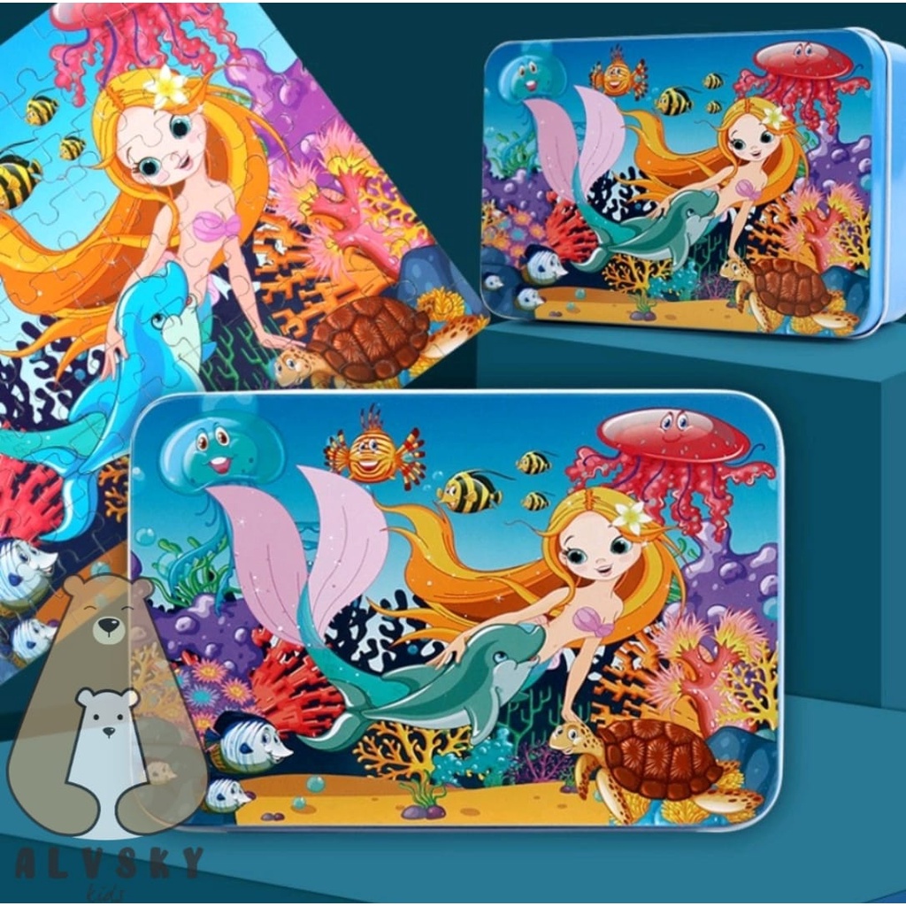 Jual 100 KEPING PUZZLE WOODEN BOX BESI PUZZLE KAYU JIGSAW PUZZLE ...