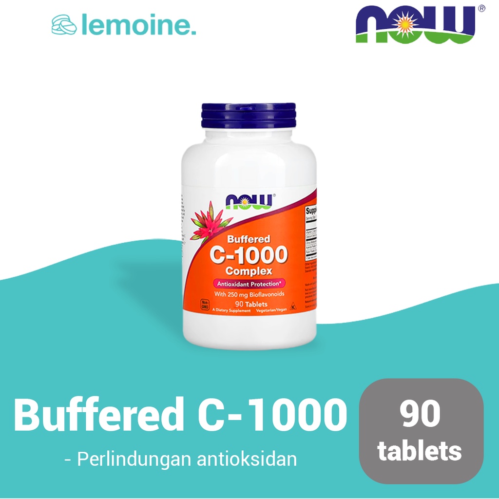 Jual Now Buffered C-1000 Complex 90 tablets | Shopee Indonesia