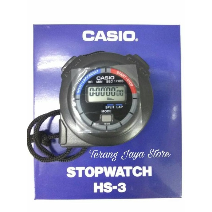 Jual Stopwatch Casio Hs3 (Alat Pengukur Waktu) | Shopee Indonesia