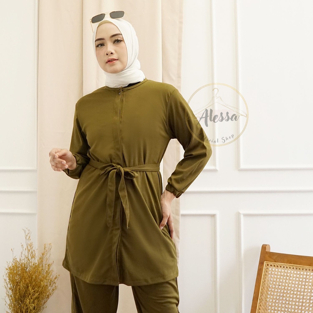 Jual SETELAN WANITA SHAFIRA AIRFLOW /ONE SET MUSLIM MEWAH CELANA LONG ...