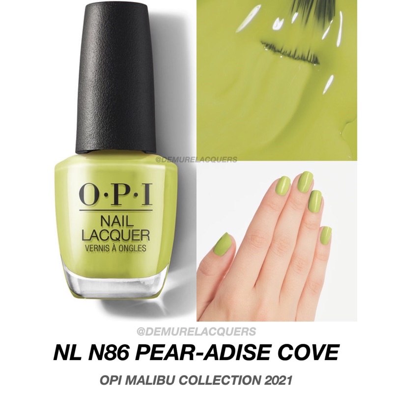 Jual OPI NL N86 - Pear-adise Cove (MALIBU) | Shopee Indonesia