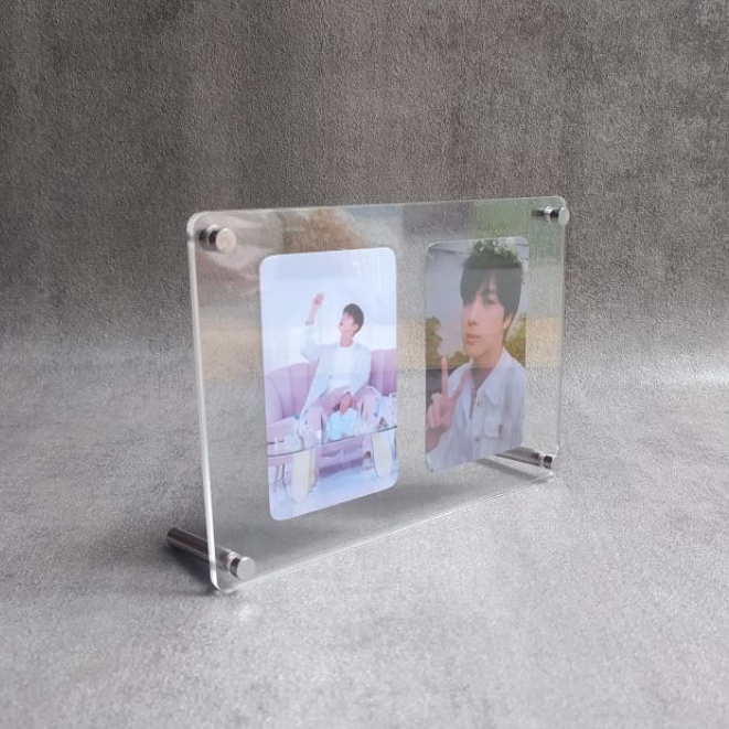 Jual Frame Foto 4R Akrilik Stand Penyangga Kaki Metal Stainless Acrylic ...