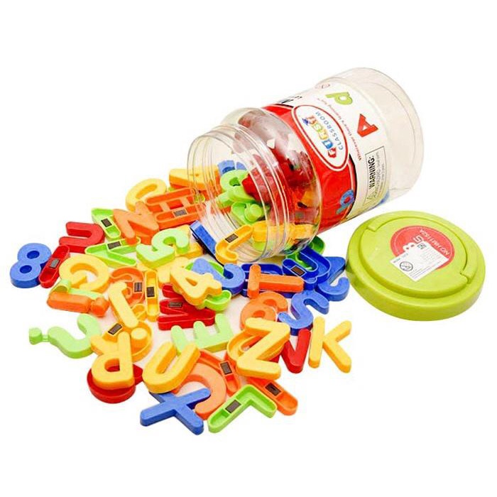 Jual Counting Games Magnetic Letters Toples Huruf Angka Number Abjad ...