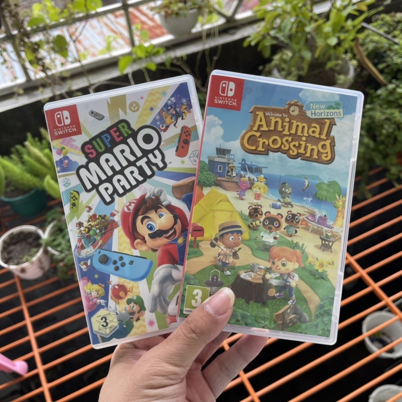 Jual Kaset Games Nintendo Switch Animal Crossing dan Mario Party ...
