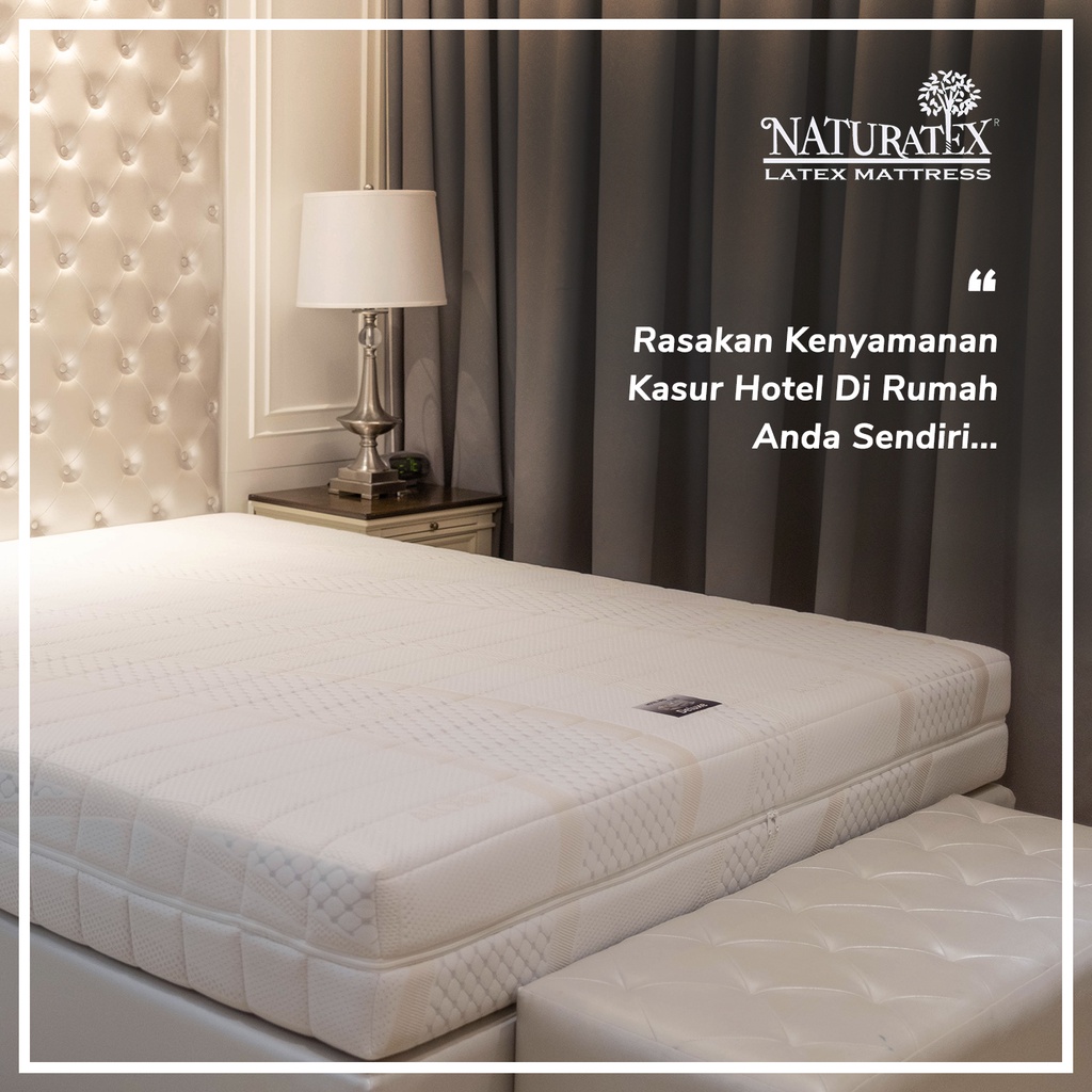 Jual Naturatex Kasur Latex Medium Soft - Hotel Bed Deluxe 20cm | Shopee Indonesia