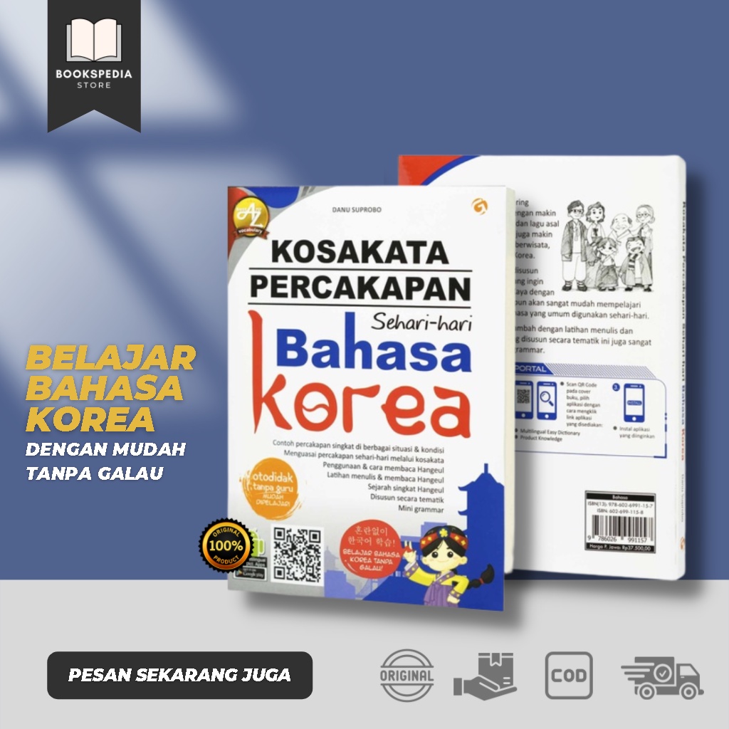 Jual BUKU BELAJAR BAHASA KOREA KOSAKATA PERCAKAPAN SEHARI-HARI BAHASA KOREA | Shopee Indonesia