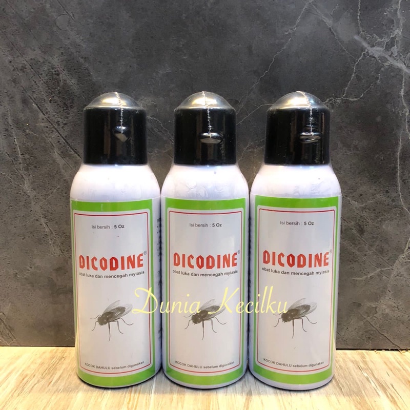 Jual Dicodine Spray Obat Luka Hewan Semprot Anti Infeksi / belatung ...